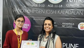 Maval News : मानसी पवारचे राष्ट्रीय स्तरावरील चित्रकला स्पर्धेत यश
